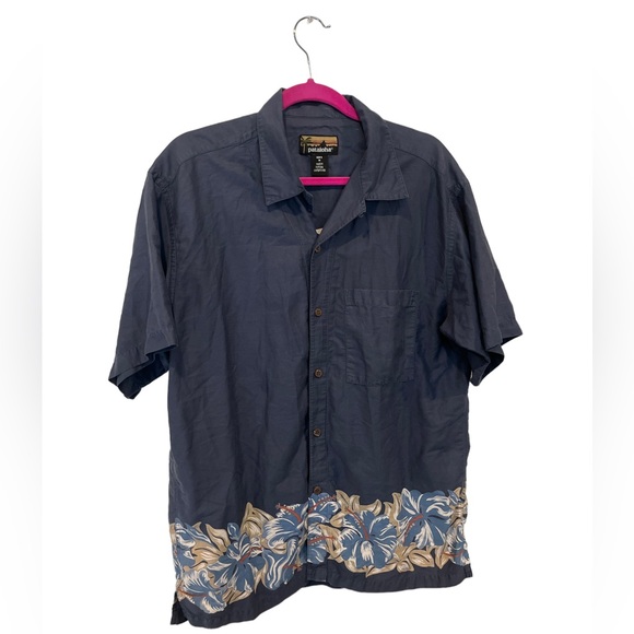 Patagonia | Shirts | Vintage Patagonia Pataloha 9s Printed Hawaiian Aloha Surf Shirt Mens M ...
